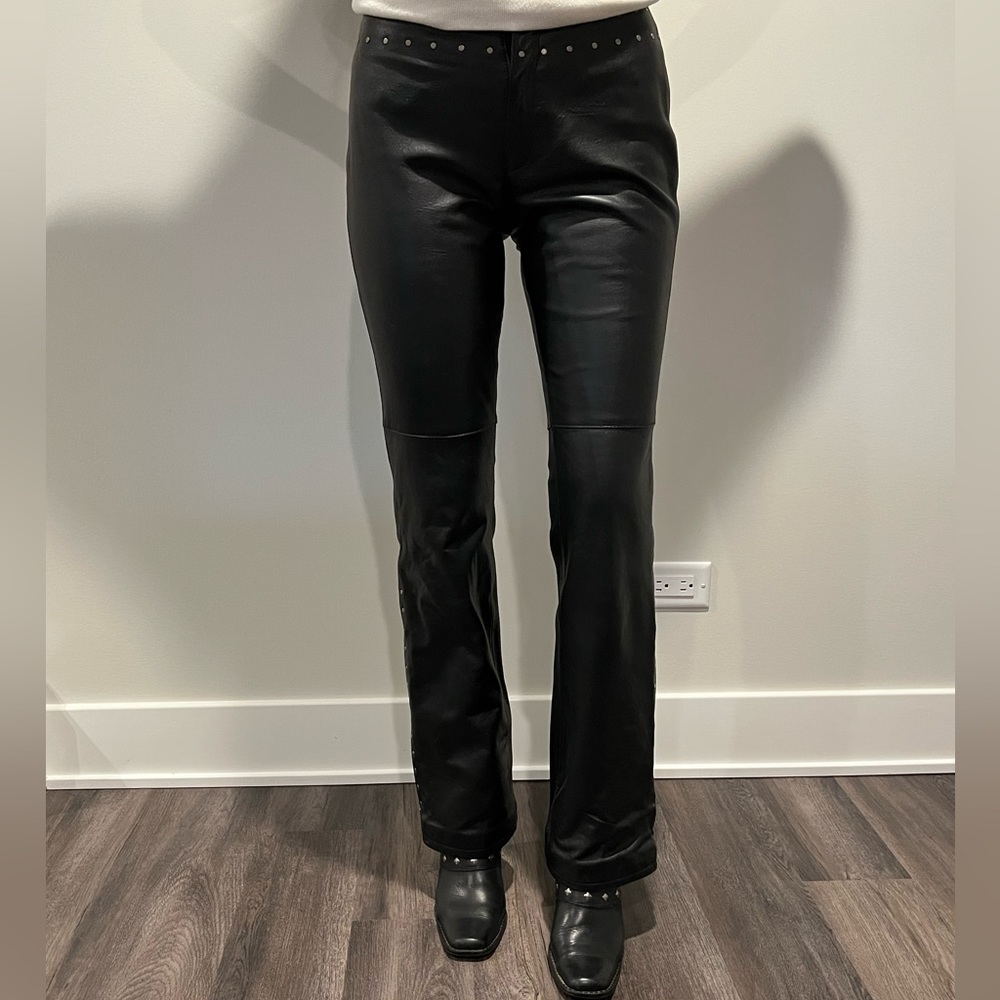 Genuine Harley-Davidson Lamb Skin Leather Pants - Gem